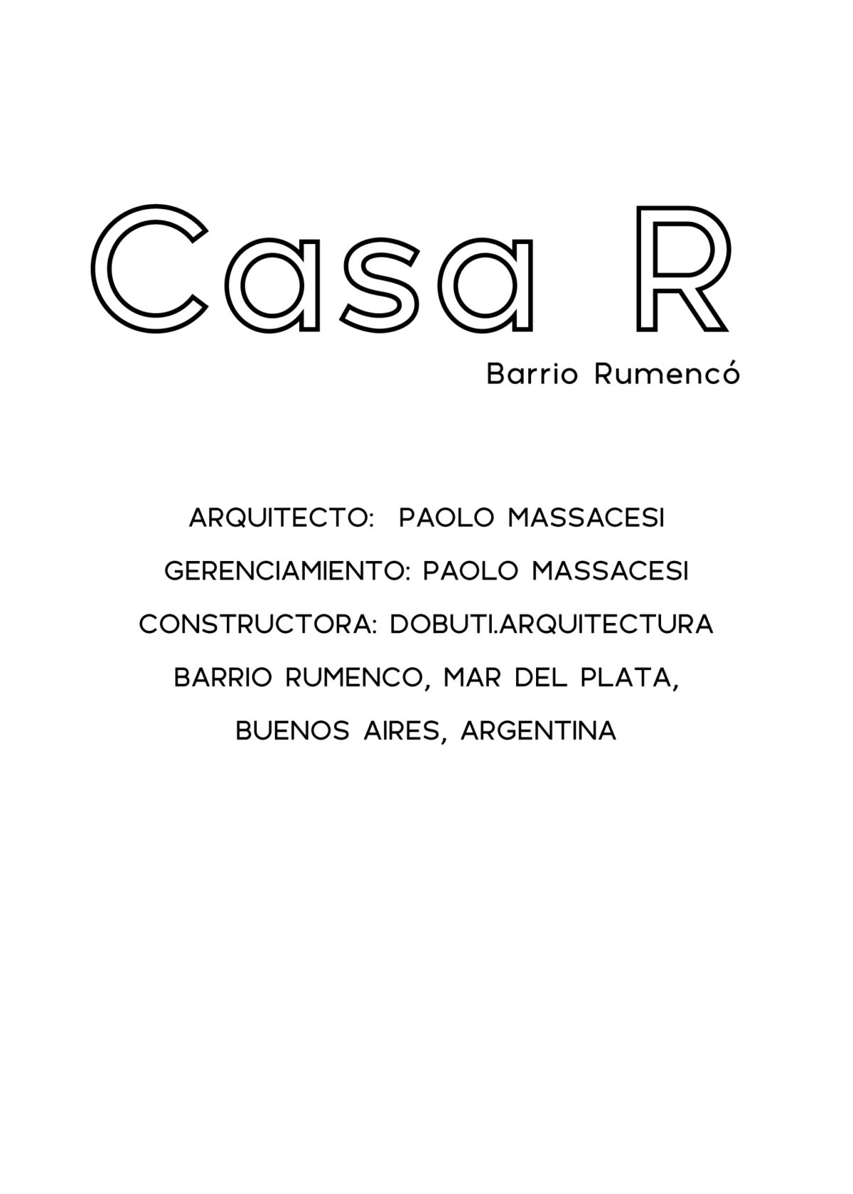 Casa R Rumenco – Dobuti web